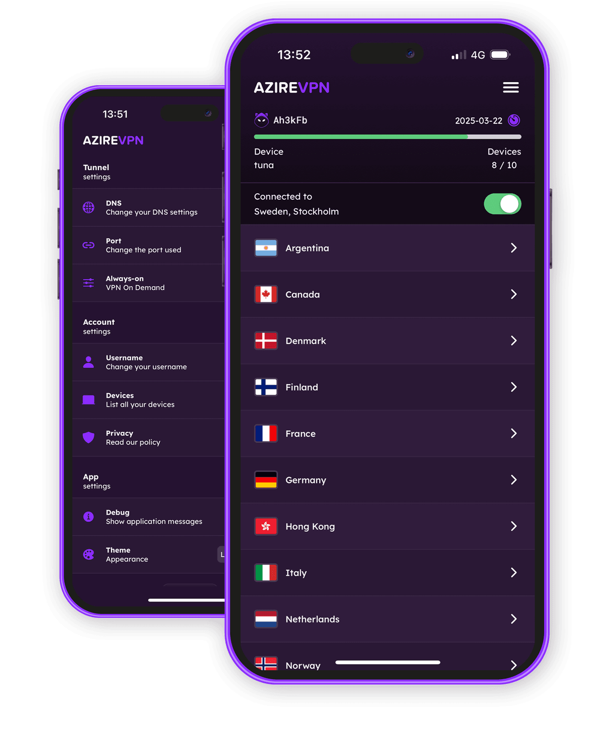 AzireVPN - Privacy first, No exceptions